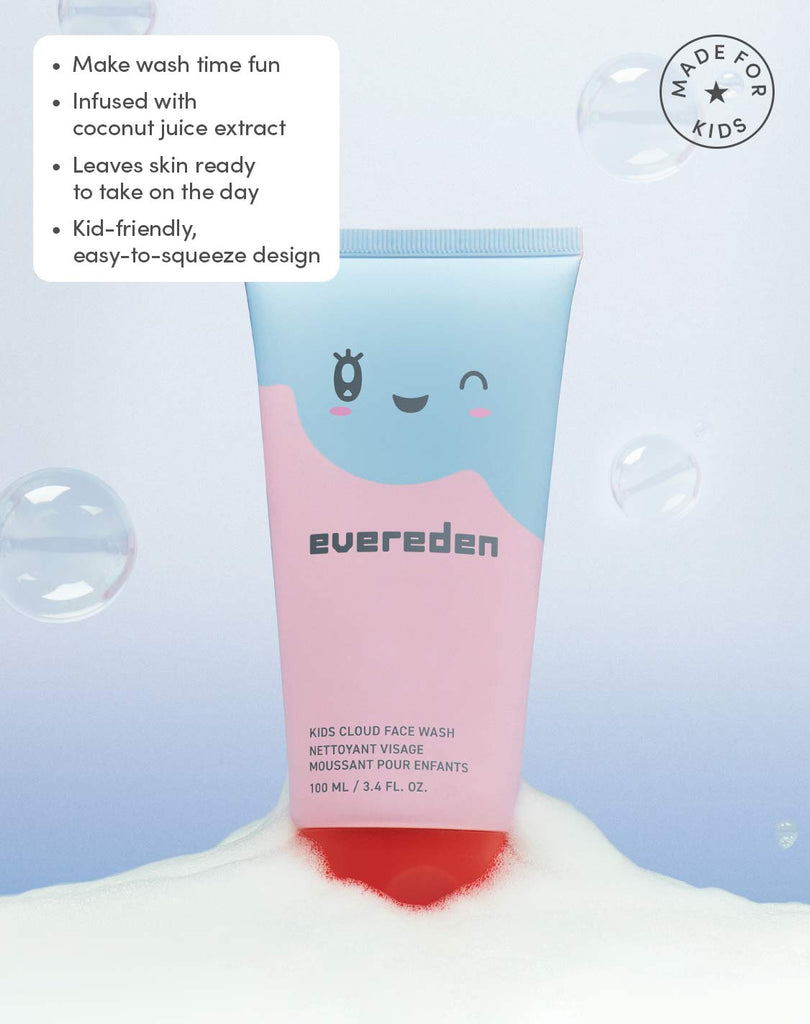 Evereden | Kids Cloud Face Wash | Clean Skincare