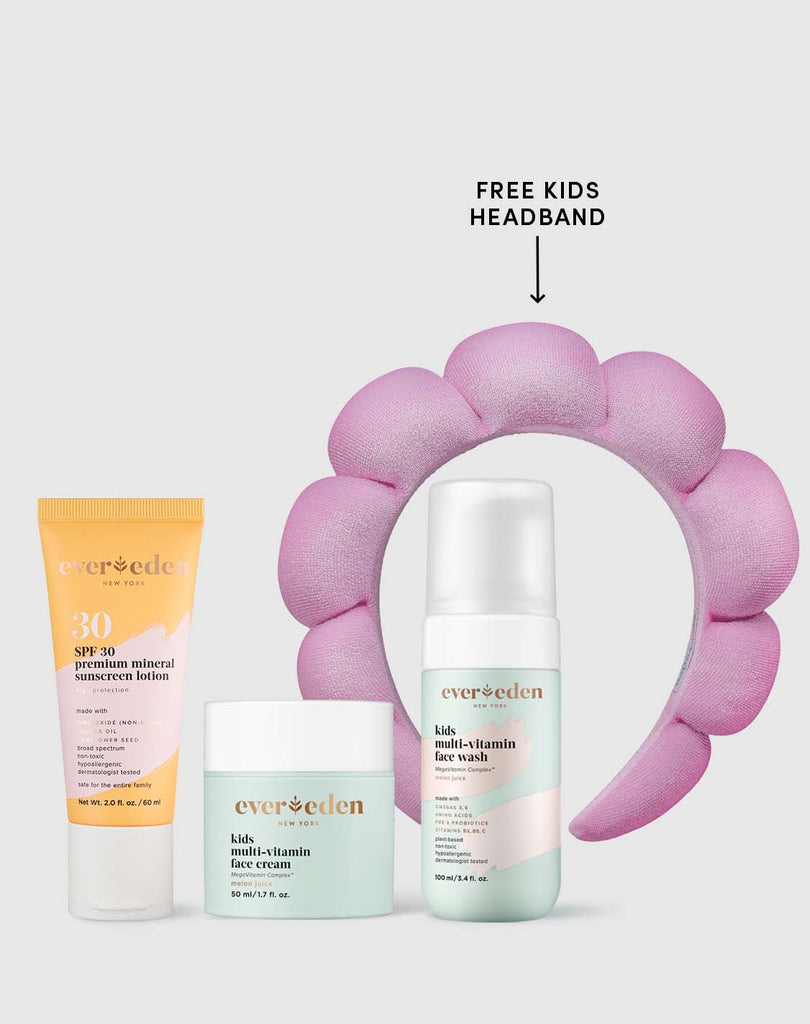 Evereden | Kids Daily 1-2-3 Skincare Routine | Clean Skincare