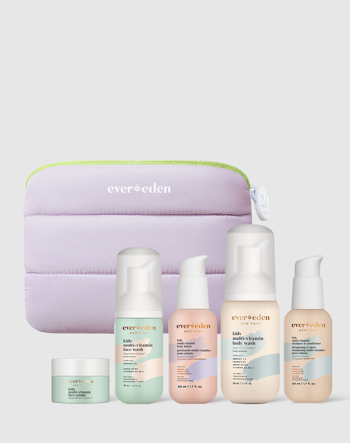 Kids Complete Routine Mini Set | Evereden | Clean Skincare