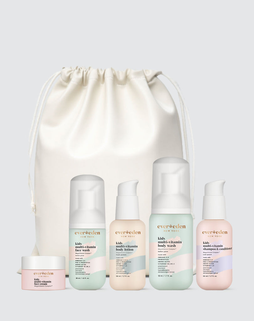 Kids Complete Routine Mini Set | Evereden | Clean Skincare