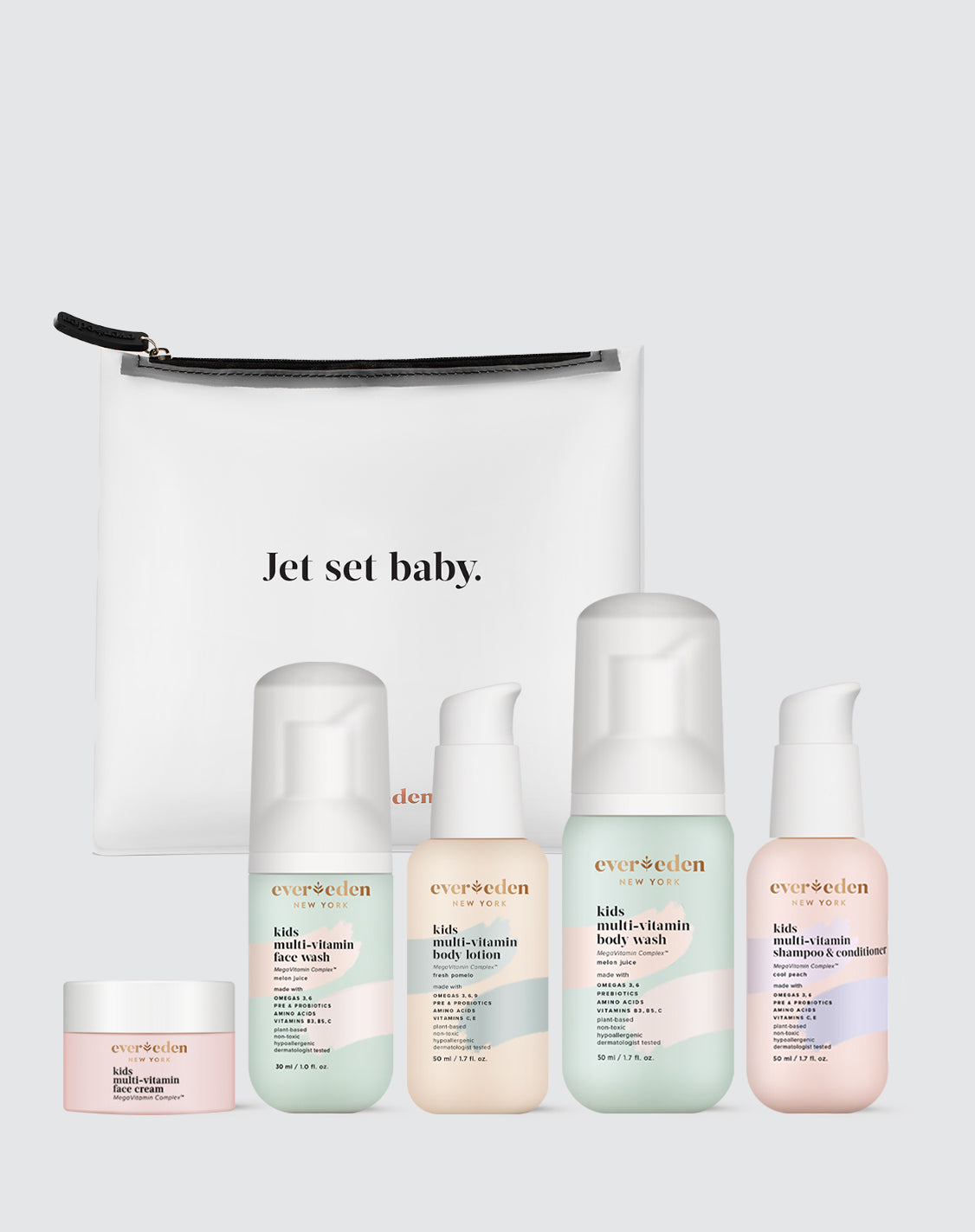 Kids Complete Routine Mini Set | Evereden | Clean Skincare