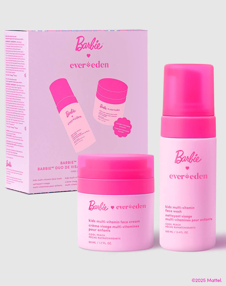 Evereden | Barbie™ Skincare Set for Kids | Kids Happy Face Duo | Clean ...