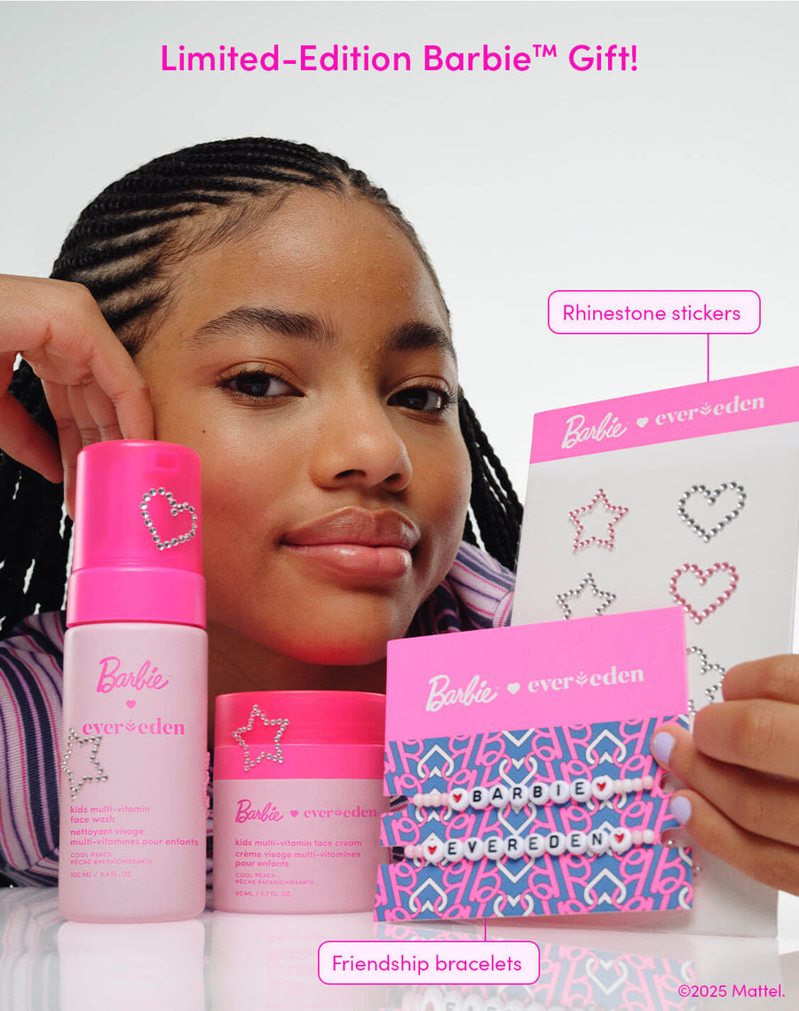 Evereden | Barbie™ Skincare Set for Kids | Kids Happy Face Duo | Clean ...