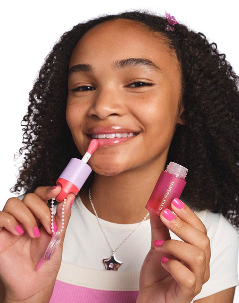 Kids Tinted Lip Oil | Safe Kids Makeup For Play | Evereden