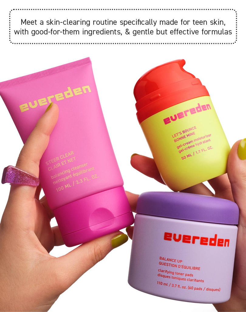 Evereden | Skincare For Teens | Clear Skin Trio For Teens Ages 12+