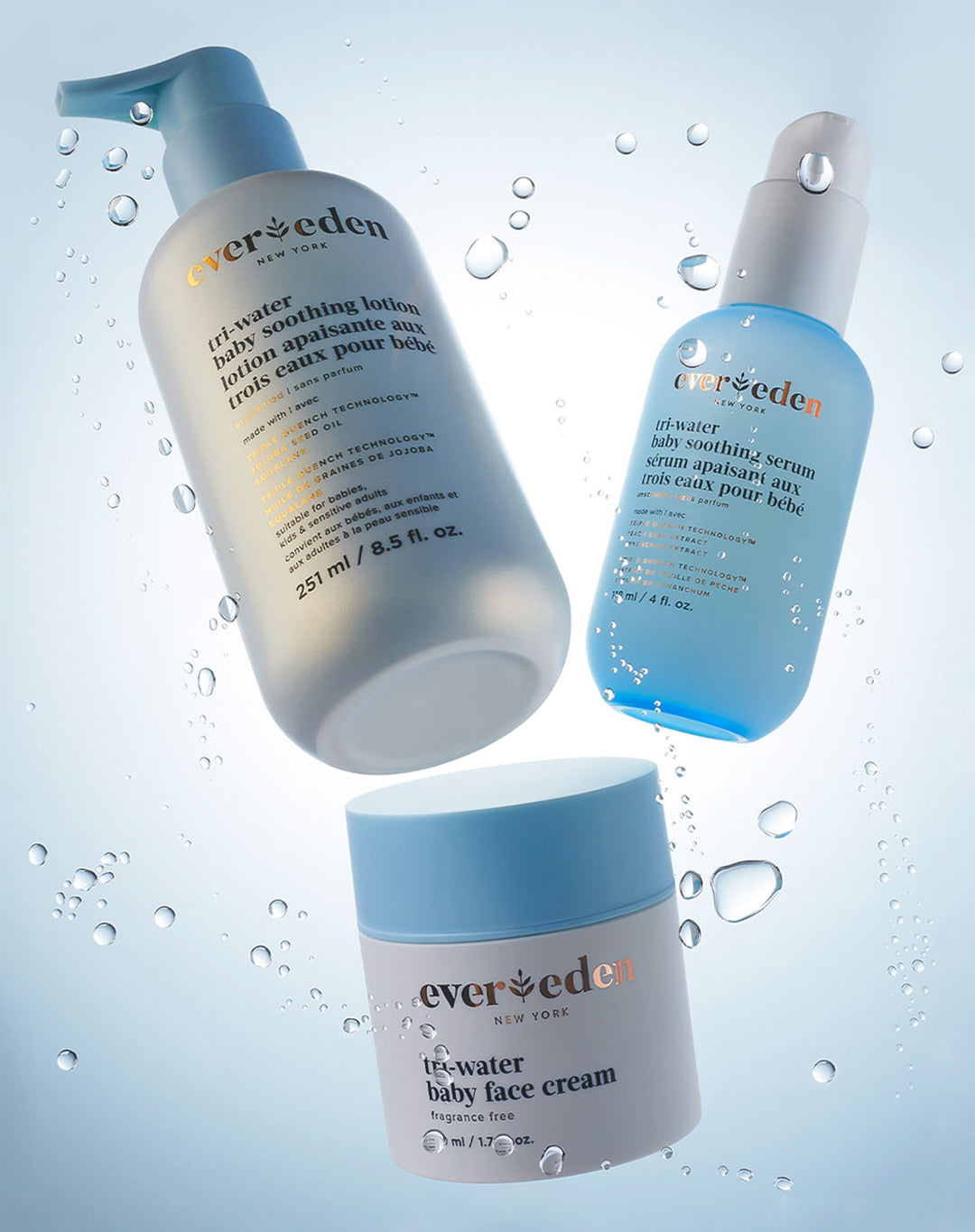 Tri-water Soothing Baby Lotion | Evereden | Safe And Natural Skincare