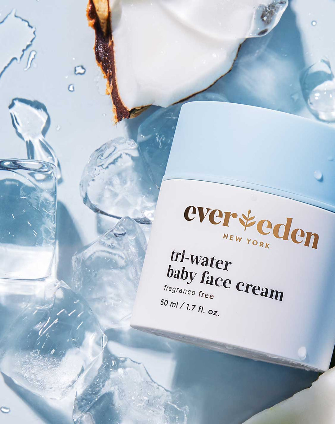 Tri-Water Baby Face Cream | Evereden | Safe And Clean Skincare
